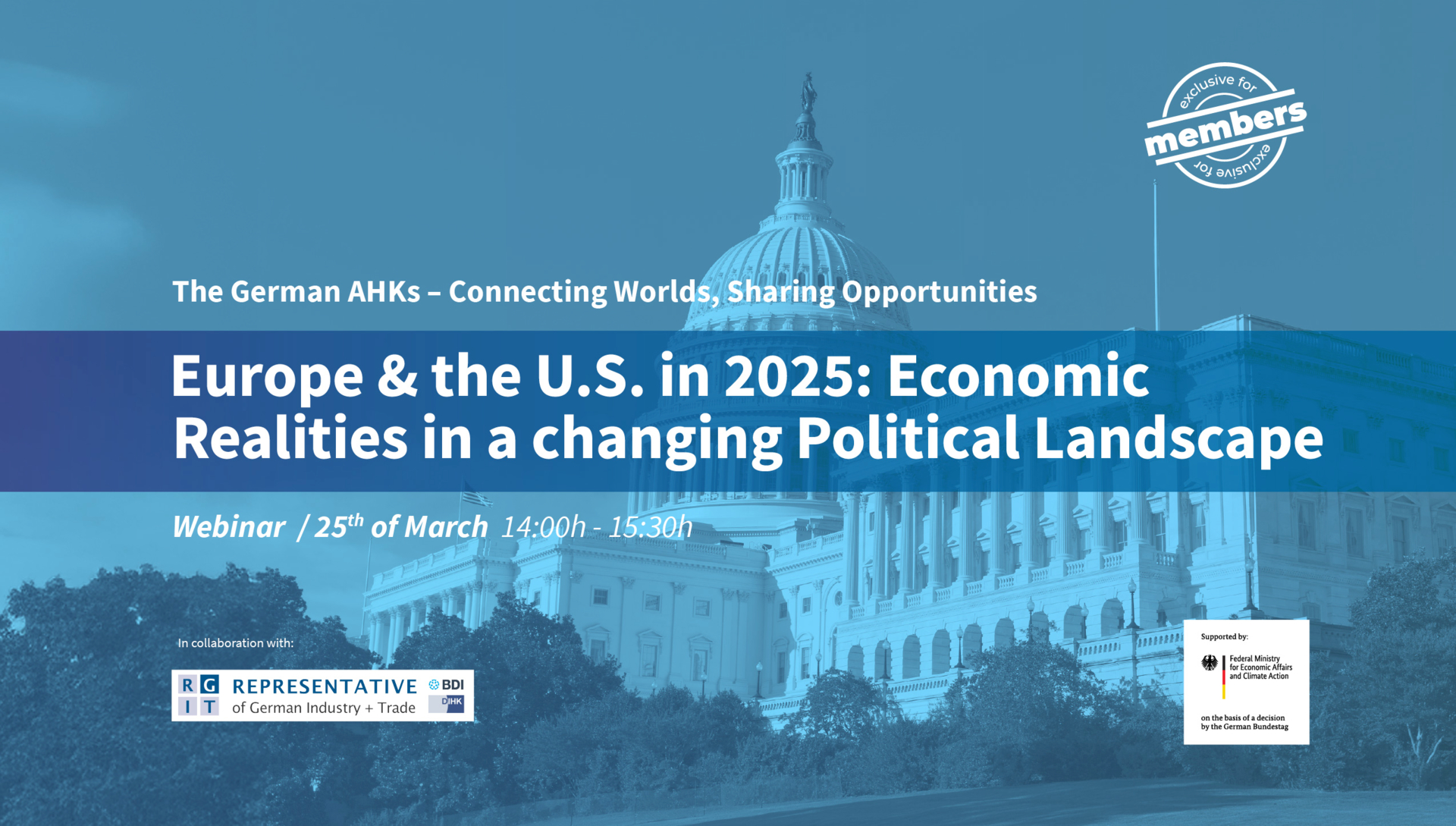 Webinar Europe & the U.S. in 2025: Economic Realities in a changing ...